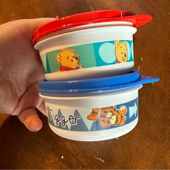 Tupperware | Kitchen | Tupperware Disney Snack Storage Containers 2 ...